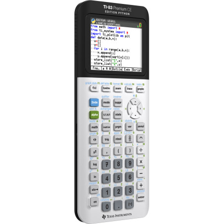 Calculatrice TI-83 Premium Python : mathématique & programmation